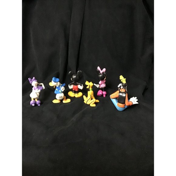 Disney | Toys | Disney Mickey 3 Pvc Figsmickey Minniedaisydonaldpluto ...